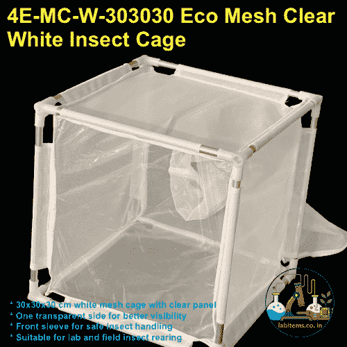 Compact 30x30x30 cm Insect Rearing Cage for Professional Vector ...