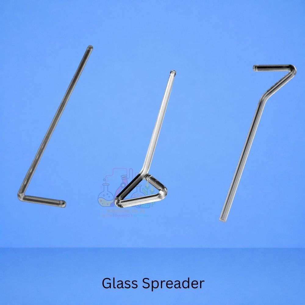 Glass Spreader – L Shape, Angled, Triangular 50mm Laboratory ...