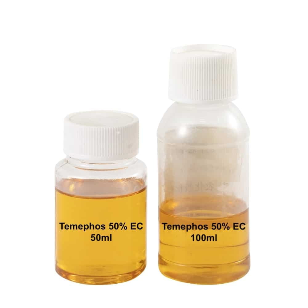 Temephos for larvicide testing of malaria mosquitoes