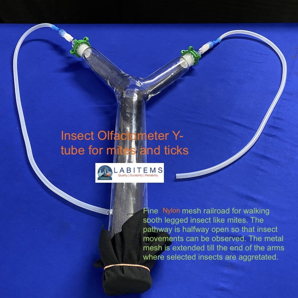 Y-tube insect olfactometer for ticks and mites in Delhi, Bhubaneshwar ...