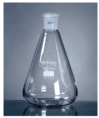 Erlenmeyer (Conical) Flask with Socket | RELIGLAS | 25–2000 mL | Borosilicate, Leak-Proof