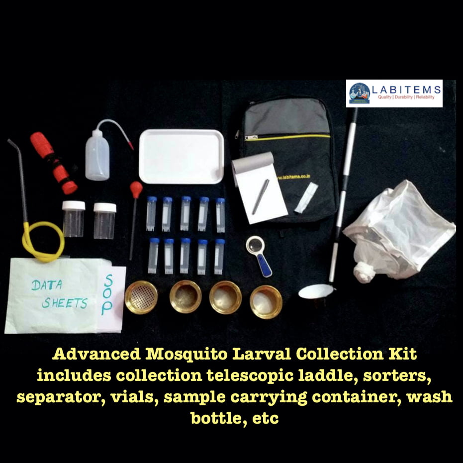 Mosquito larval collection complete kit in Africa, kazakisthan ...